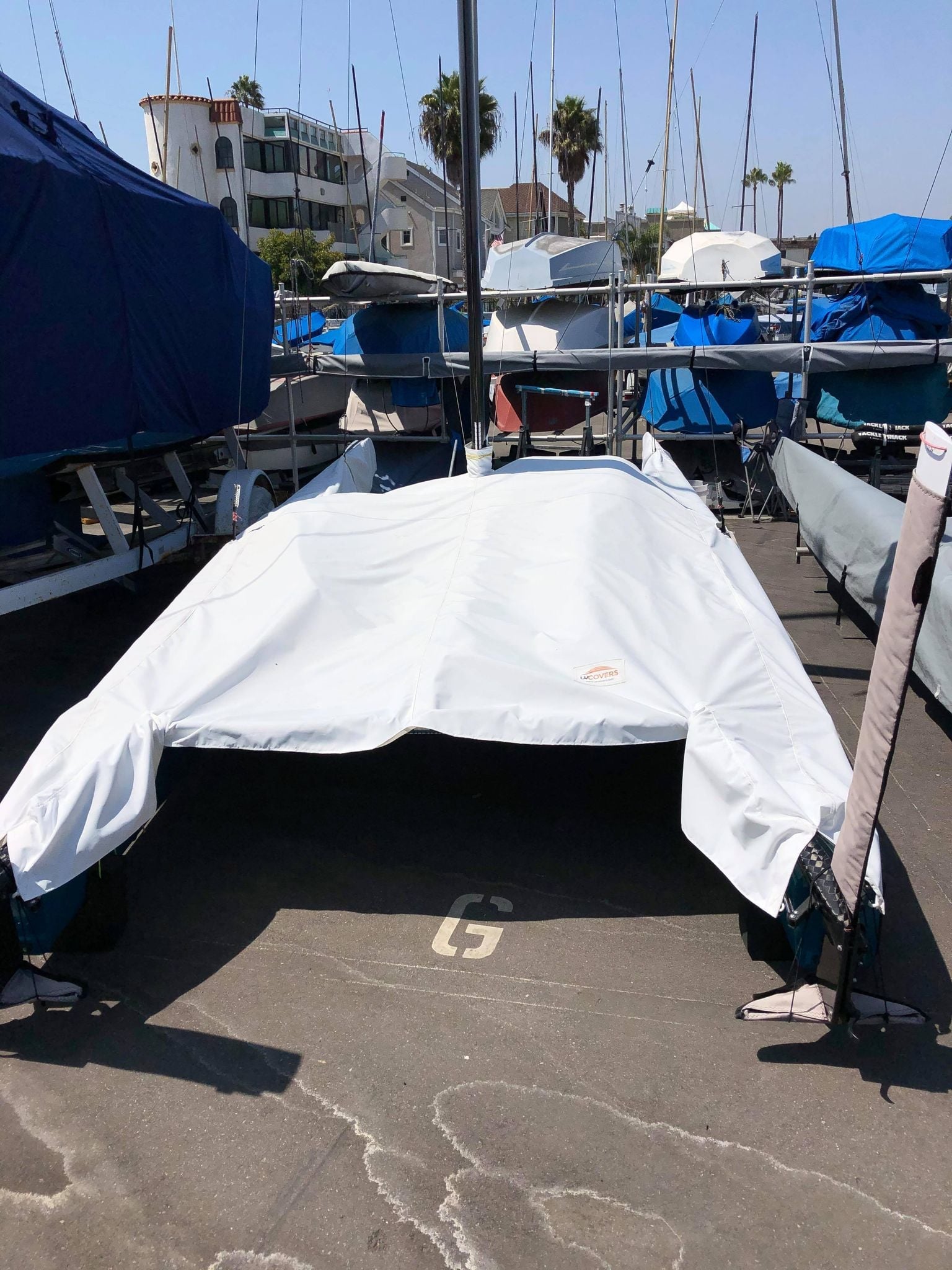 A-cat Sunbrella boatcover – 1D Sails