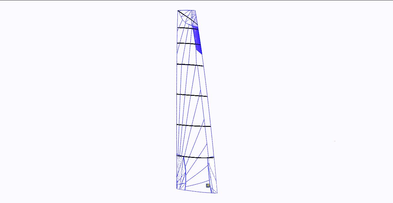 A class catamaran Classic mainsail (non-decksweaper) – 1D Sails